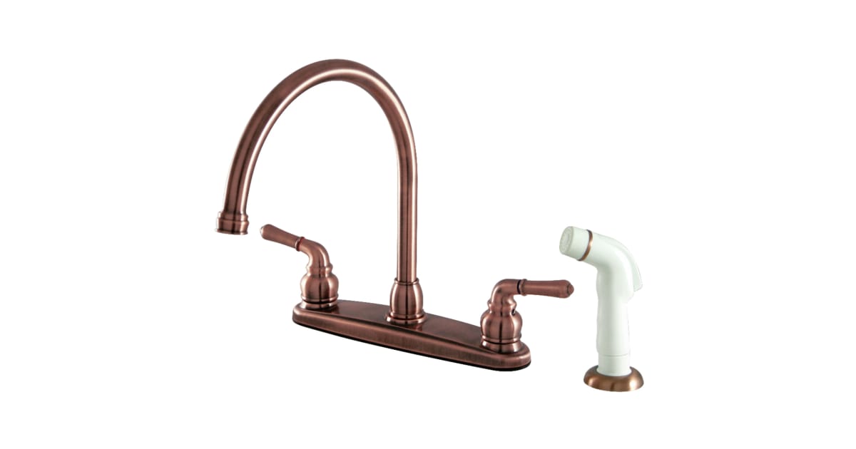 Kingston Brass KB796 Magellan 1.8 GPM Standard Kitchen Faucet ...