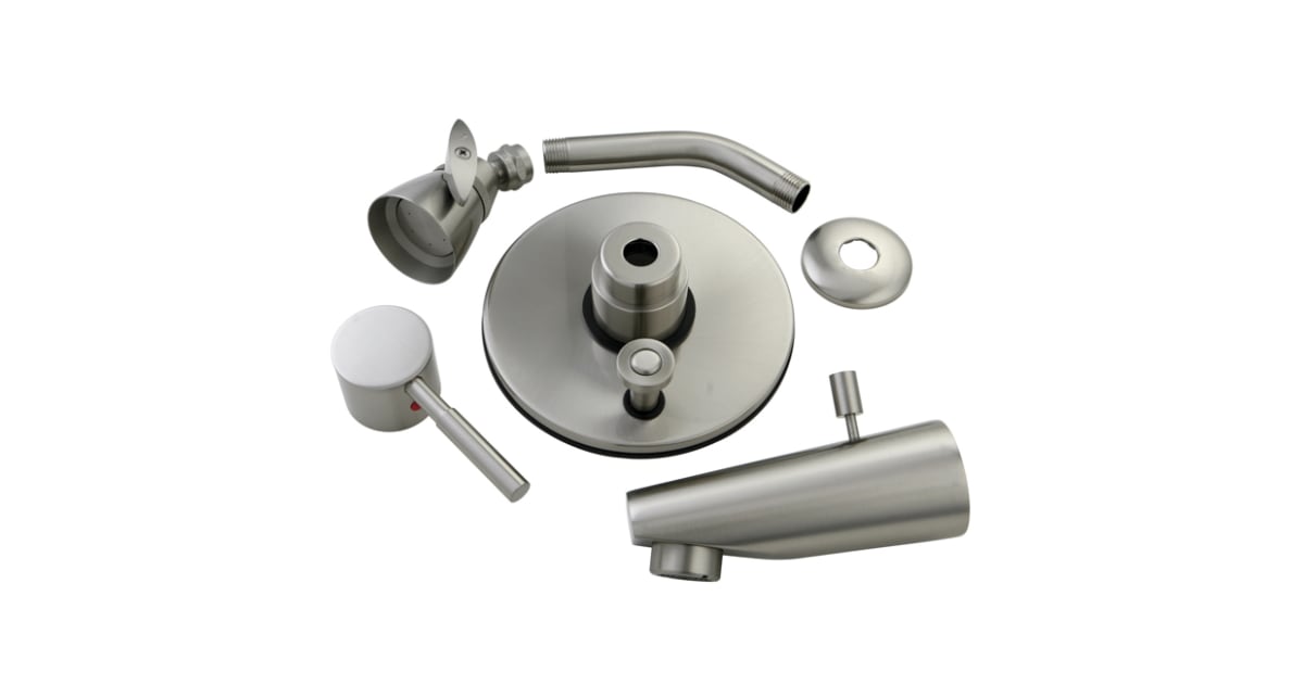 Kingston Brass KB86980DLT Concord Valve Trim with Metal Lever Handle ...