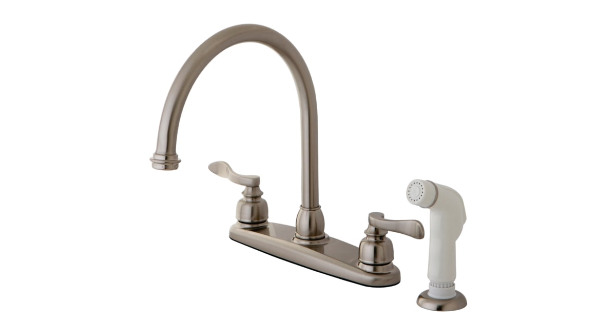 Kingston Brass KB8798NFL NuWave French 1.8 GPM Standard Kitchen Faucet ...