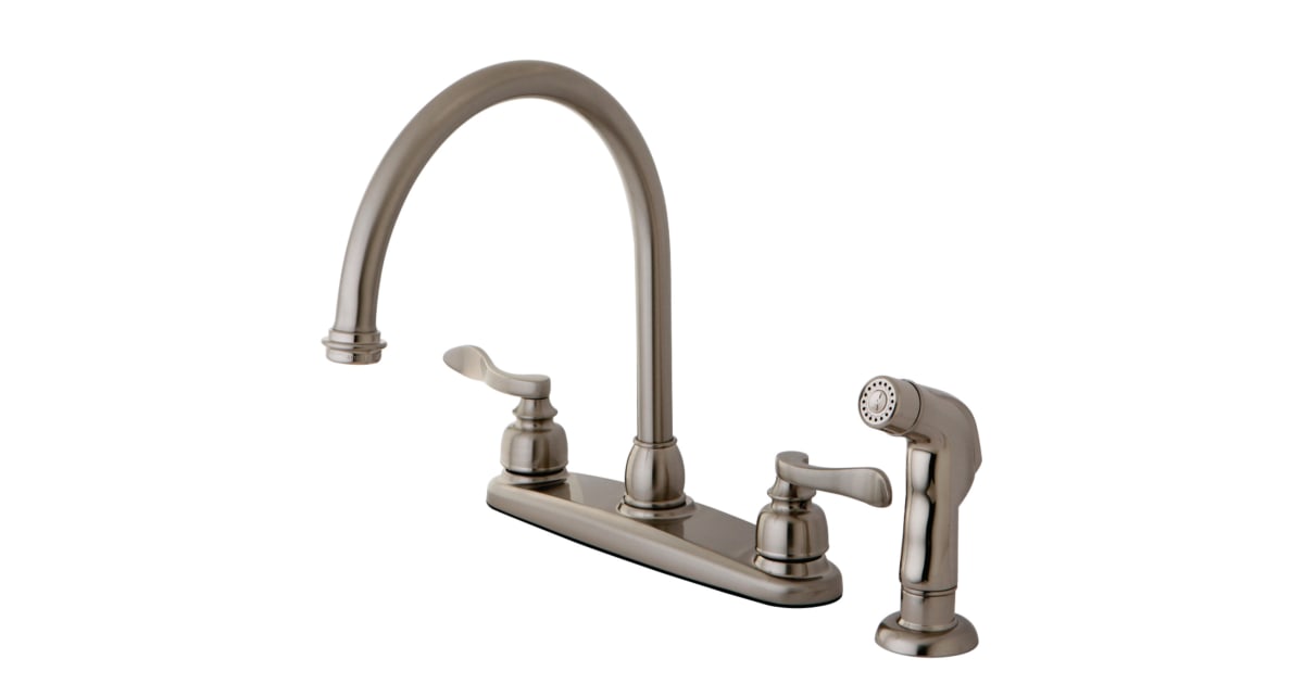 Kingston Brass KB8798NFLSP NuWave French 1.8 GPM Standard Kitchen ...