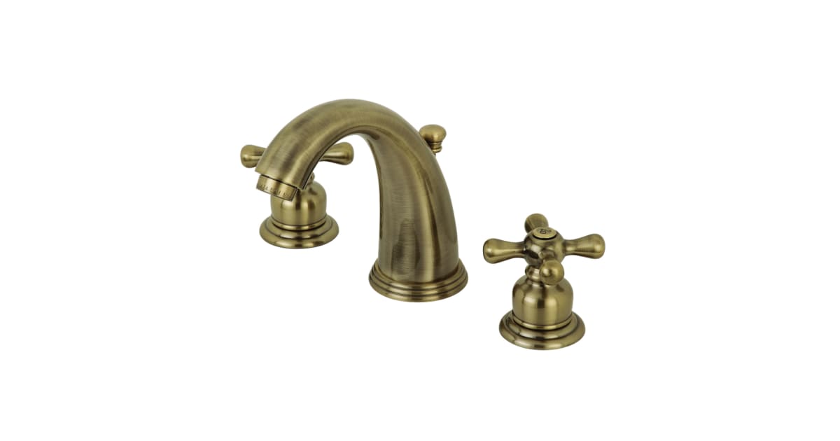Kingston Brass KB983AXAB Victorian 1.2 GPM Widespread Bathroom Faucet ...