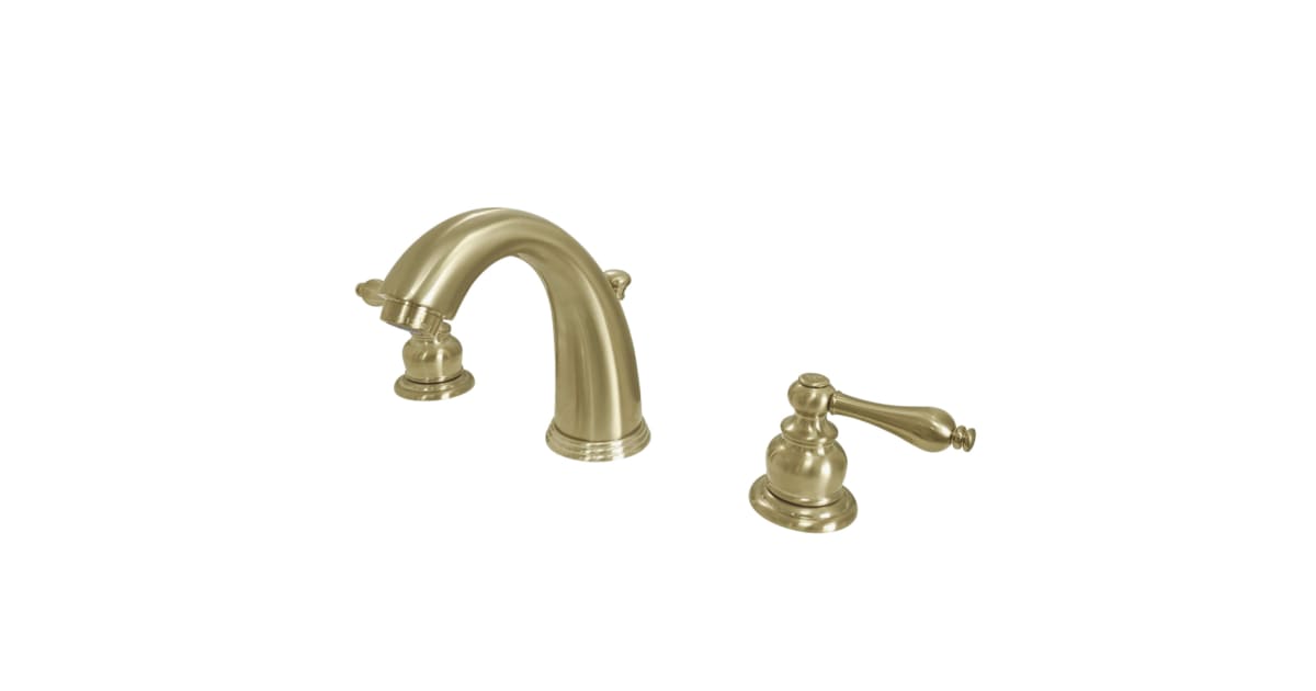 Kingston Brass KB987ALSB Victorian 1.2 GPM Widespread Bathroom Faucet ...