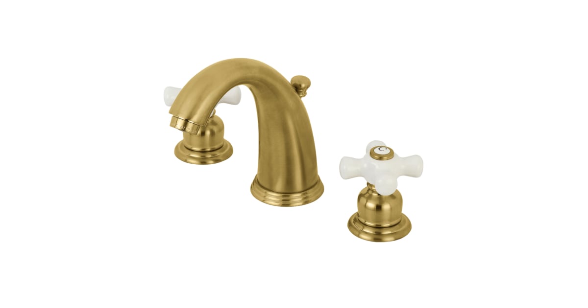 Kingston Brass KB987PXSB Victorian 1.2 GPM Widespread Bathroom Faucet ...