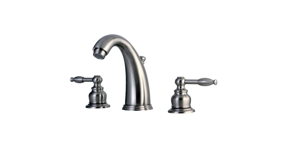 Kingston Brass KB988KL Vintage 1.2 GPM Widespread Bathroom Faucet with ...