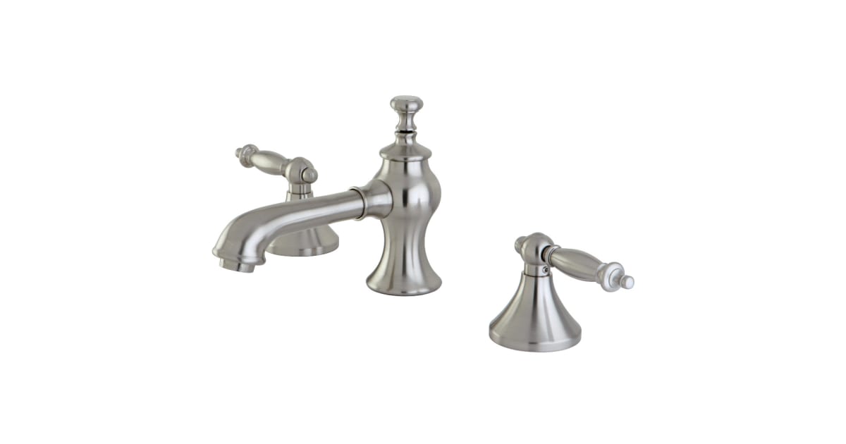 Kingston Brass KC7068TL Templeton 1.2 GPM Widespread Bathroom Faucet ...
