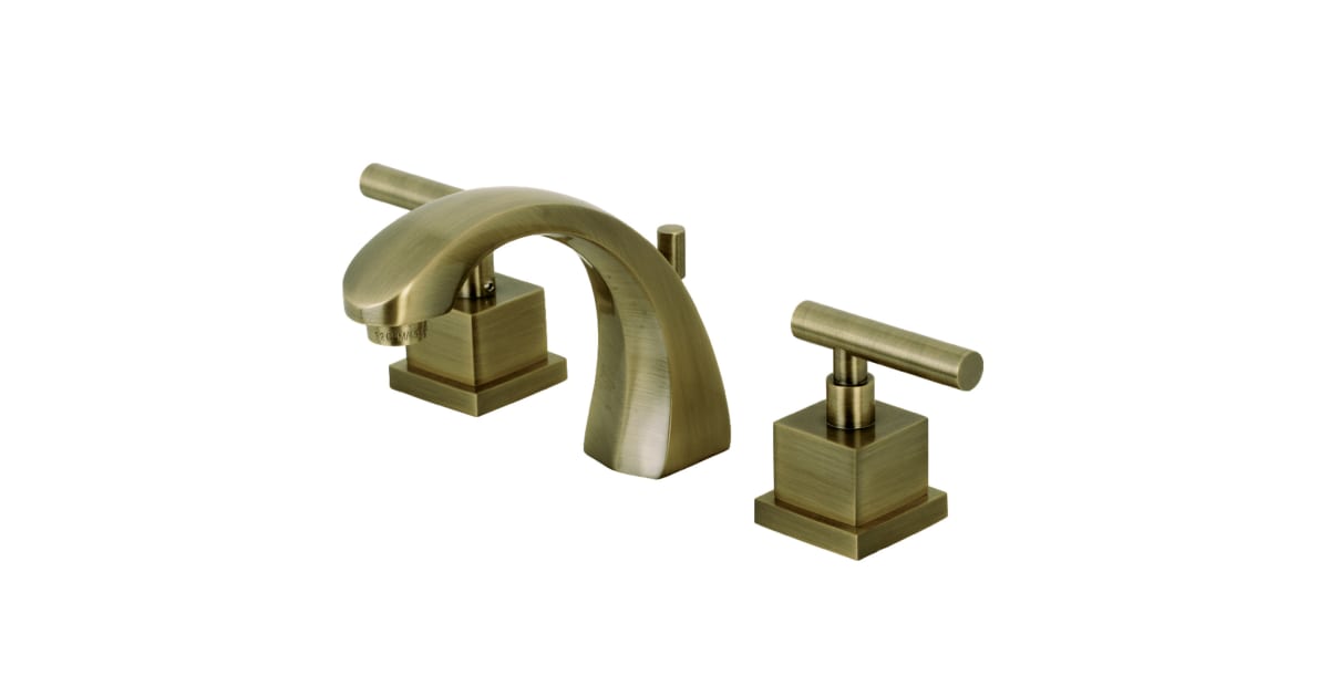 Kingston Brass KS4983CQL Claremont 1.2 GPM Widespread Bathroom Faucet ...