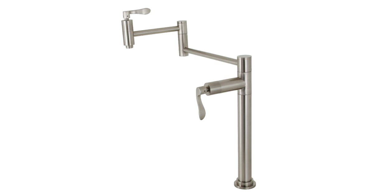 Kingston Brass KS8708DFL NuWave 3 GPM Traditional Single Hole Pot ...