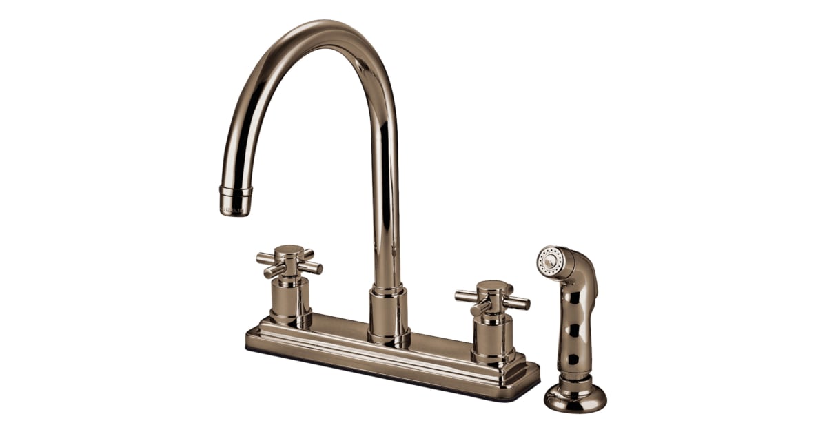 Kingston Brass KS8798DX Concord 1.8 GPM Standard Kitchen Faucet ...
