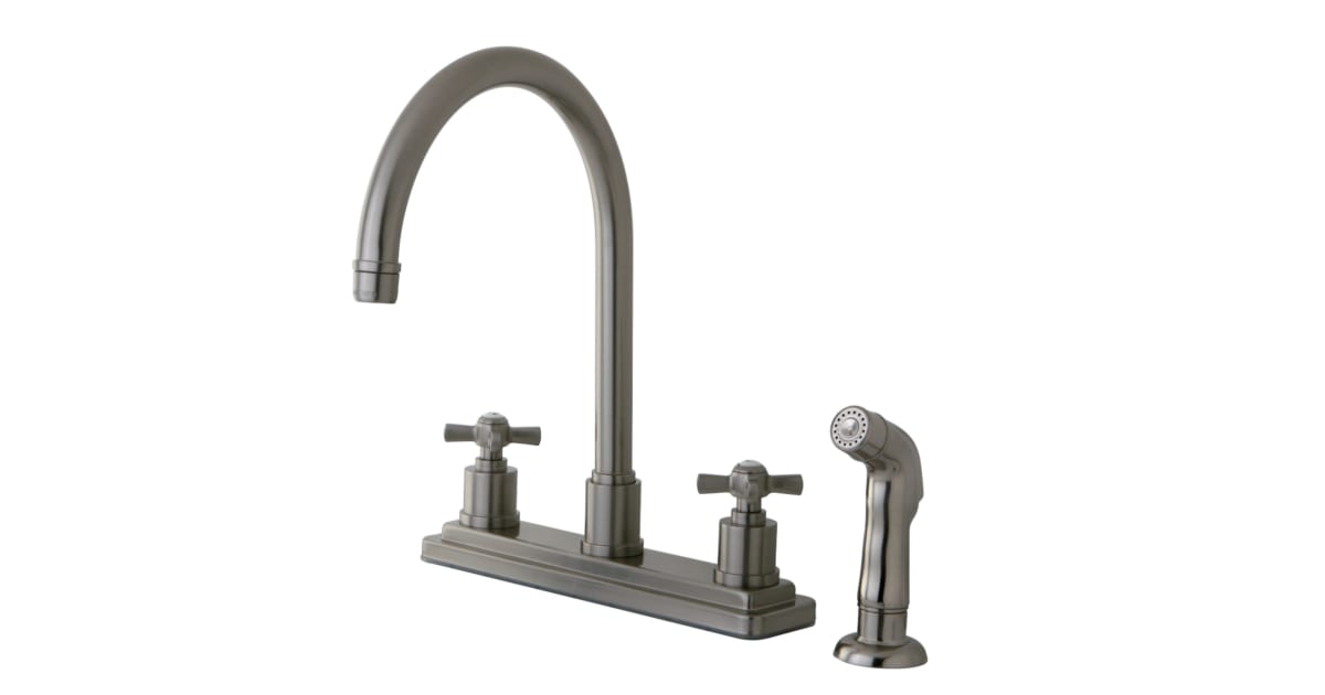 Kingston Brass KS8798ZX Millennium 1.8 GPM Standard Kitchen Faucet ...