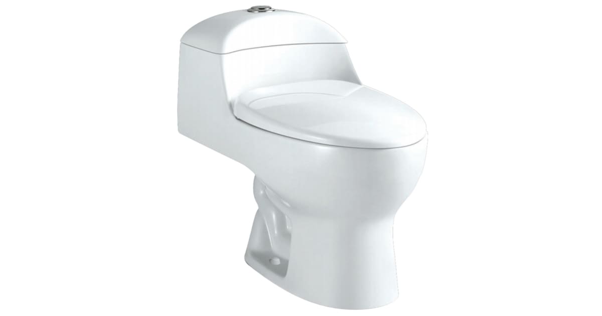 Kingston Brass VWC1992 Congress 1.6 GPF Dual Flush One-Piece Elongated ...