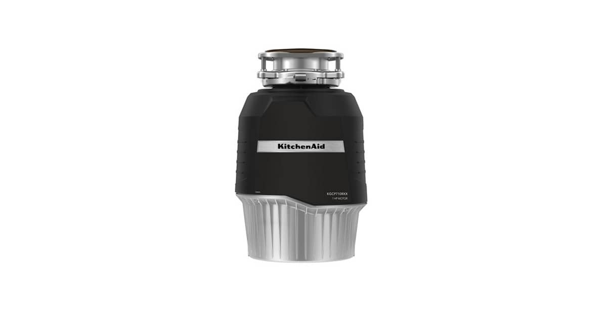 KitchenAid KGCP710RXX 1 HP Continuous Feed Garbage Disposal with 4 ...