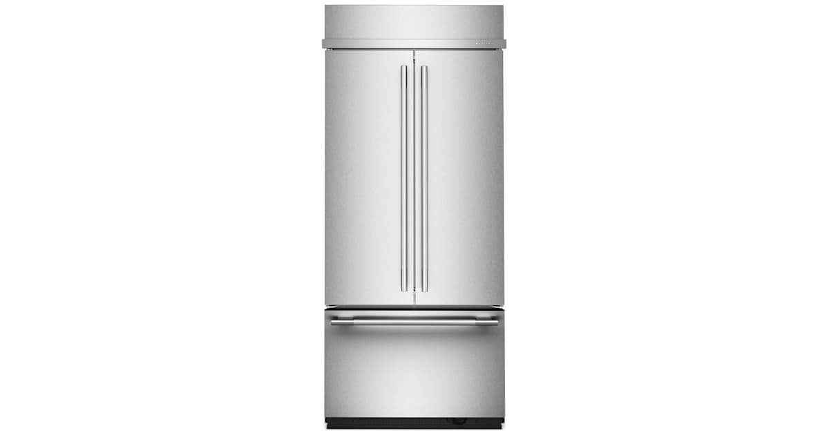 KitchenAid KBFN536SPS 36 Inch Wide 20.8 Cu. Ft. Fingerprint Resistant ...
