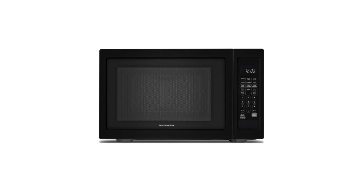 KitchenAid KCMS1655BBL 22 Inch Wide 1.6 Cu. Ft. Countertop Microwave ...