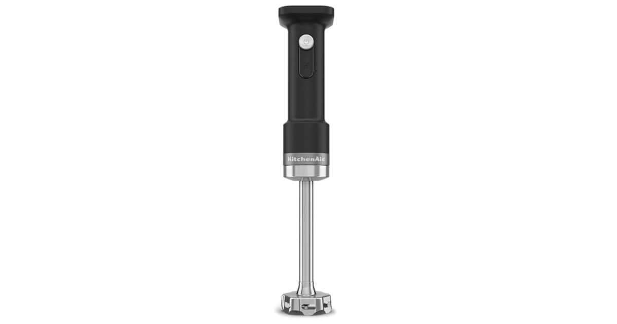 KitchenAid KHBRV00BM 12V Cordless Immersion Blender with Removable ...