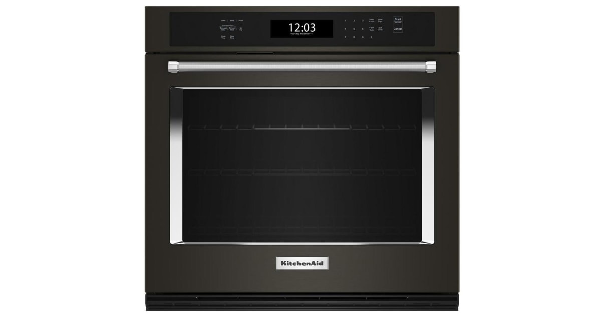 KitchenAid KOES530PBS 30 Inch Wide 5 Cu. Ft. Fingerprint Resistant ...