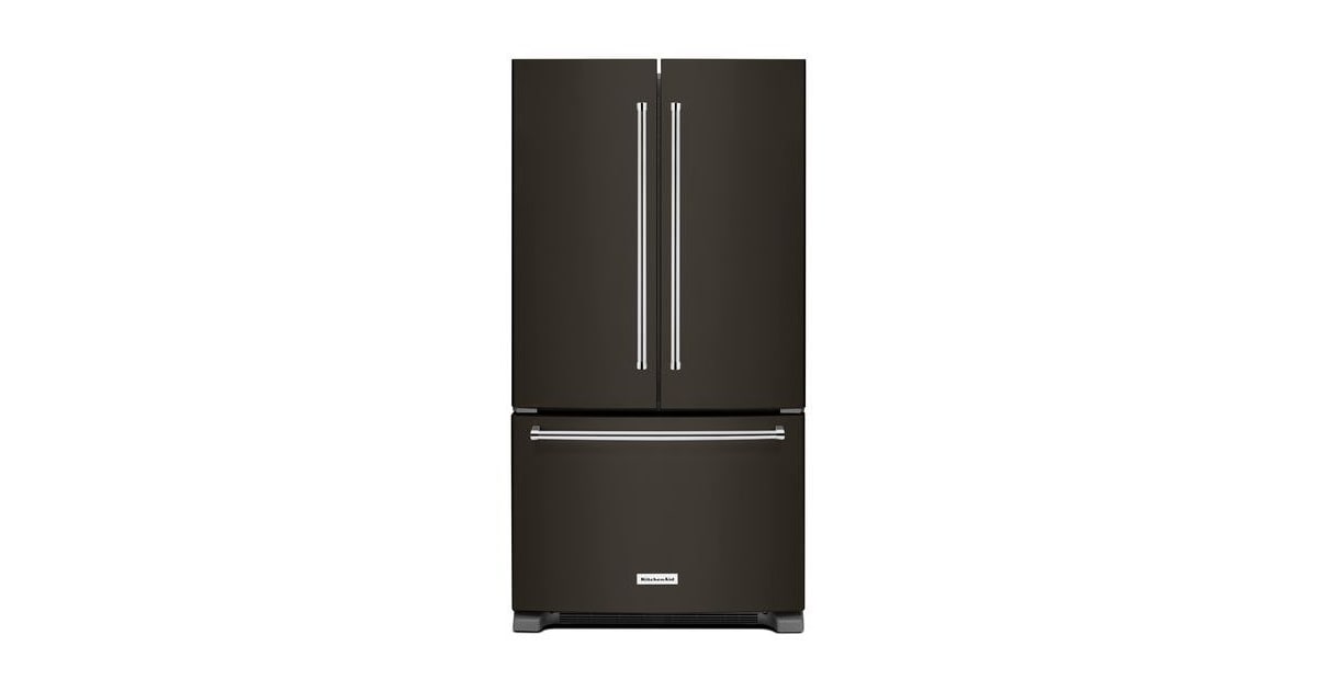 KitchenAid KRFF305EBS 36 Inch Wide 25 Cu.Ft. Standard Depth French Door ...