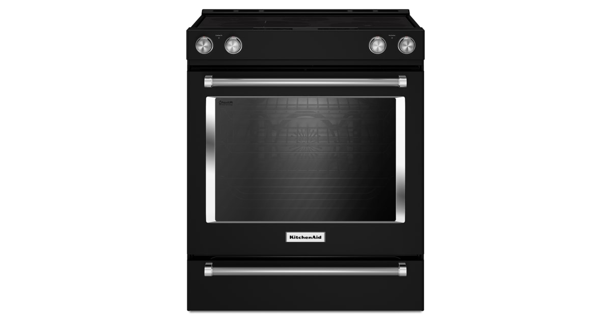 KitchenAid KSEG700EBL 30 Inch Wide 6.4 Cu. Ft. Slide-In Electric Range ...