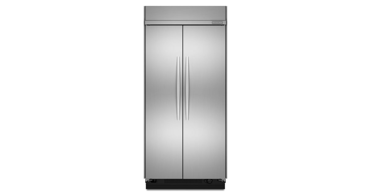 KitchenAid KSSC42FTS 42 Inch Wide 25.5 Cu. Ft. Side By Side Built-In ...