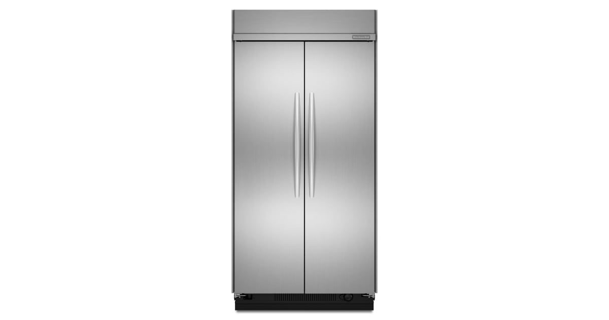 KitchenAid KSSC48FTS 48 Inch Wide 30 Cu. Ft. Side By Side Built-In ...