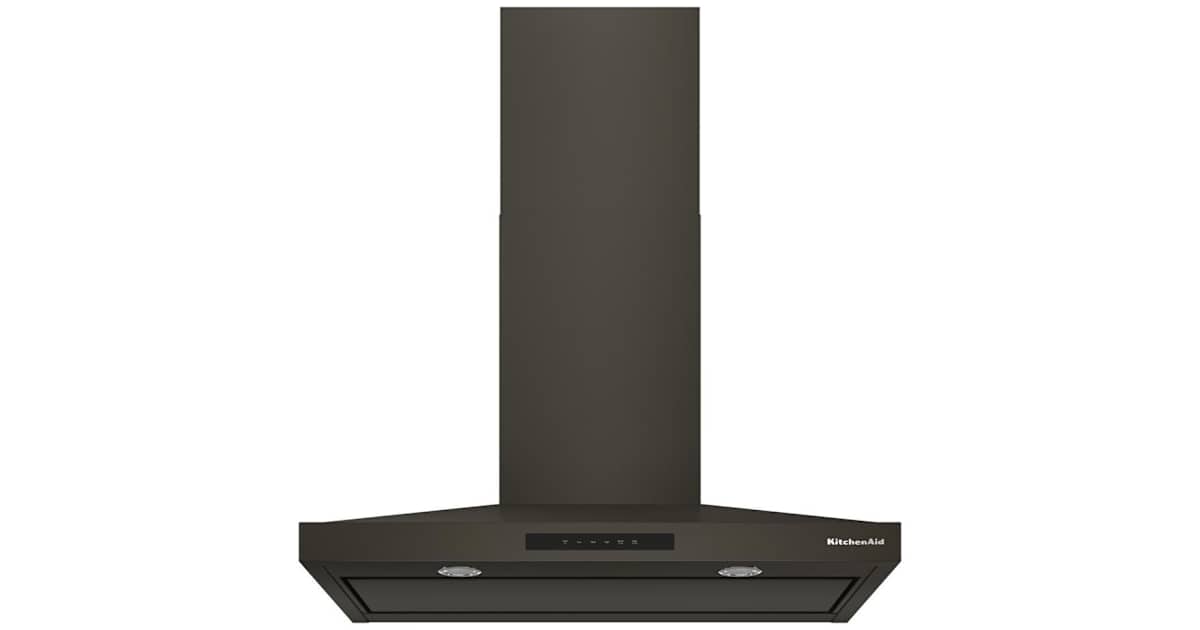 KitchenAid KVWC736SBE 400 CFM 36 Inch Wide Wall Mounted Range Hood with ...