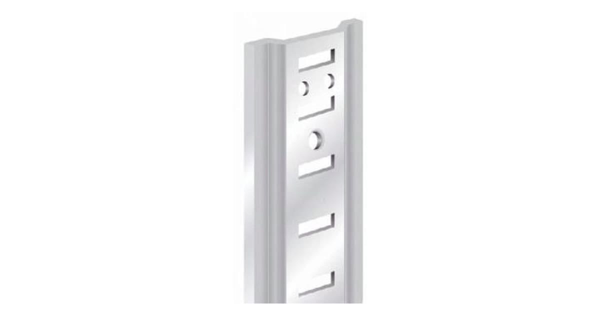 Knape and Vogt KV233ZC48X100 233 Series 48 Inch Long Single Slotted ...