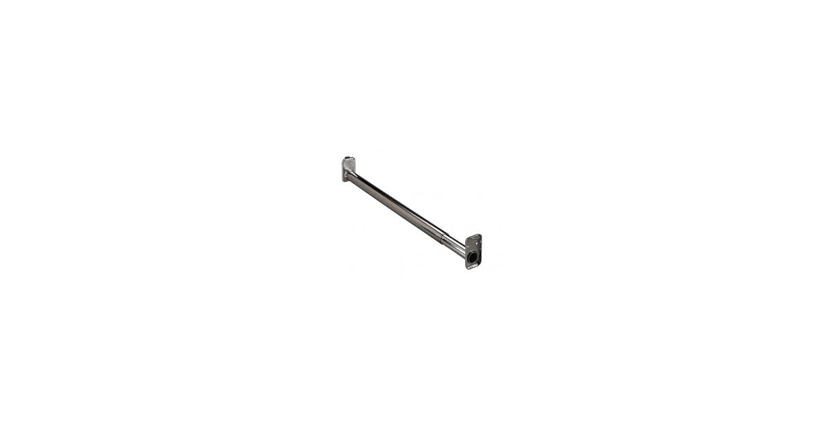 Knape and Vogt KV2 ZC 30 KV2 30" - 48" Adjustable Commercial Closet Rod ...