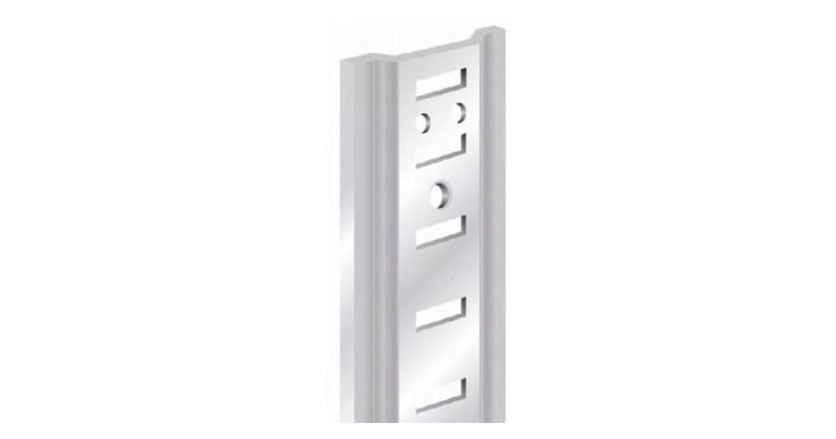 Knape and Vogt KV233ZC60 233 Series 60 Inch Long Single Slotted Track ...