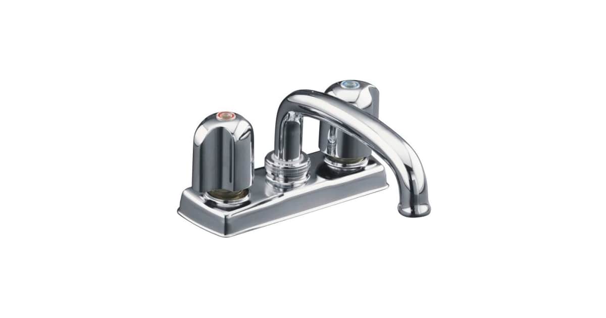 Kohler K-11936-U-CP Faucet Laundry Double Handle from the Trend series ...