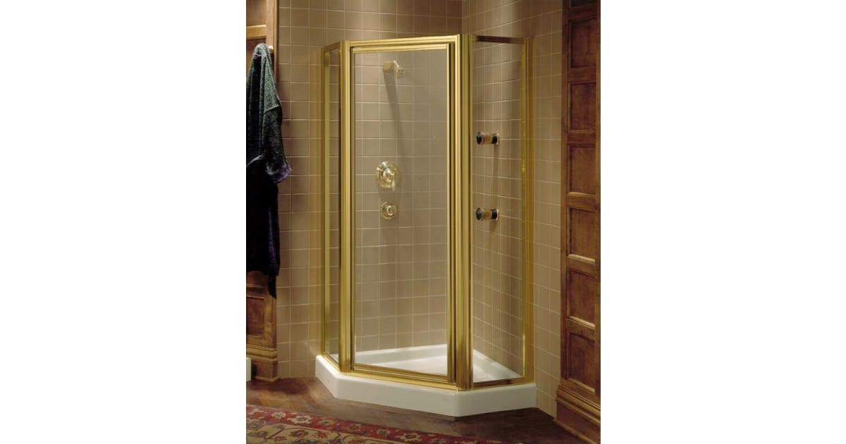 Kohler K-705232-B1-BH Showers Shower Doors Neo-Angle from the Arica ...