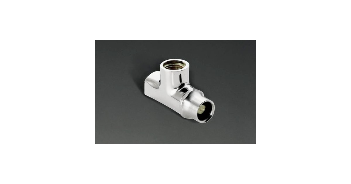 Kohler K-7676-CP Angle Stop with Loose-Key for Flexible Riser and 1/2 ...