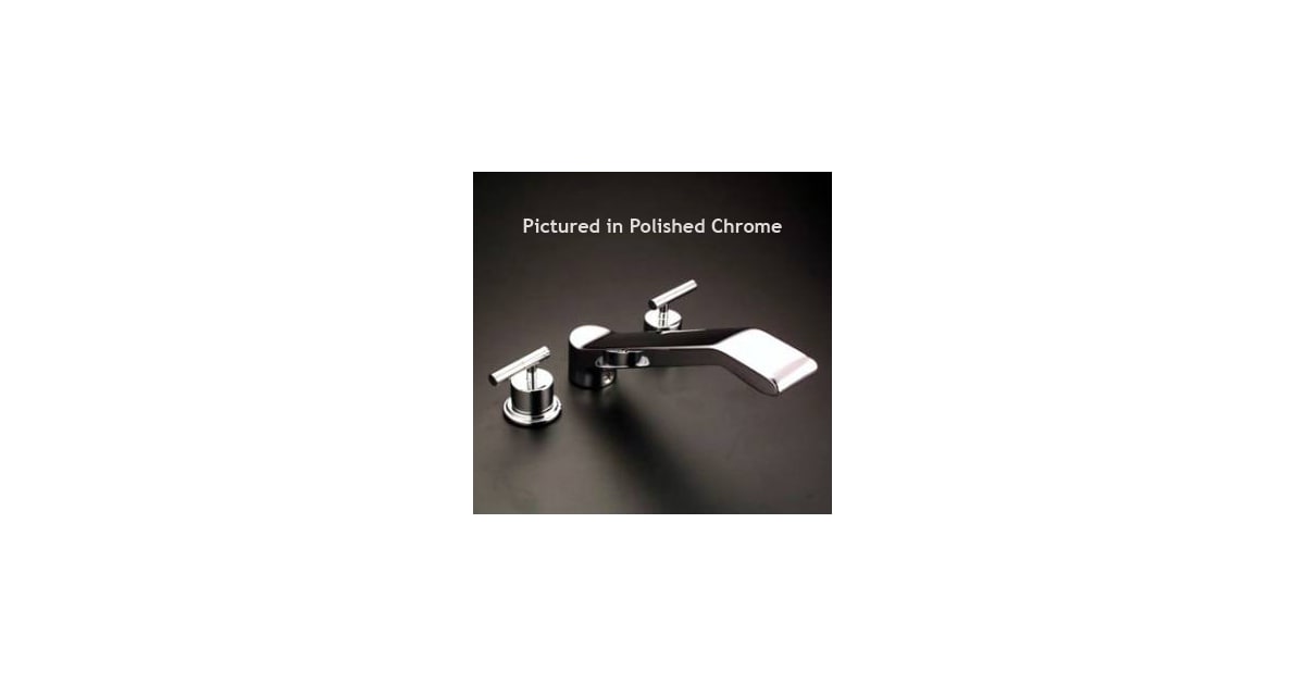 Kohler K-T8230-4-PB Double Handle Deck Mounted Roman Tub Filler Trim ...
