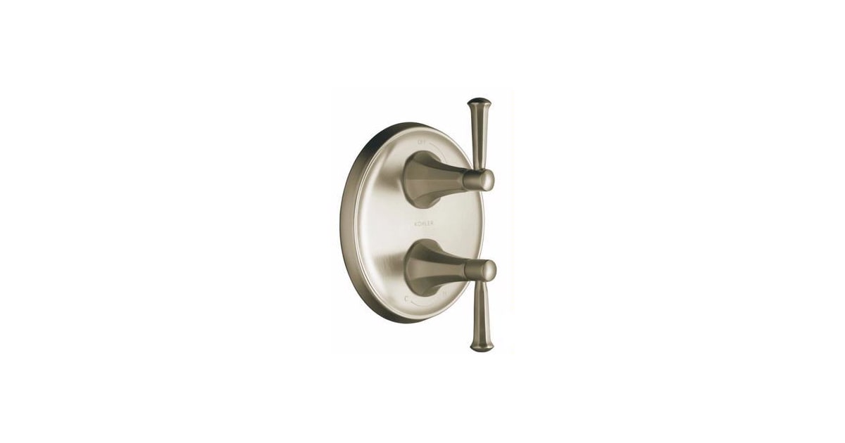 Kohler K-T10427-4C-BV Memoirs Classic Double Metal Lever Handle ...