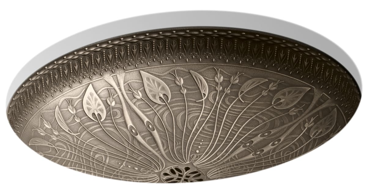 Kohler K-14297-MP1 Artist Editions Lilies Lore 5-1/8" x 17-5/16" x 14-5 ...