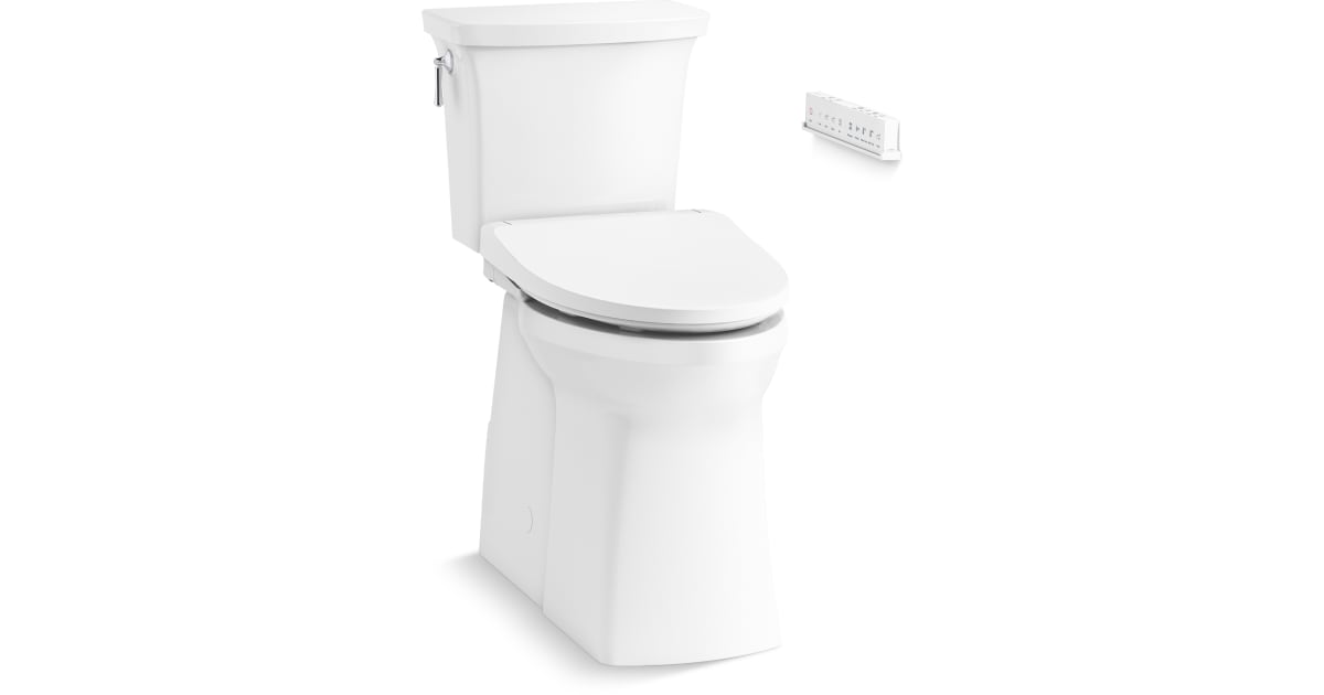 Kohler K-33813-28362-0 Corbelle Tall 1.28 GPF Two Piece Elongated ...