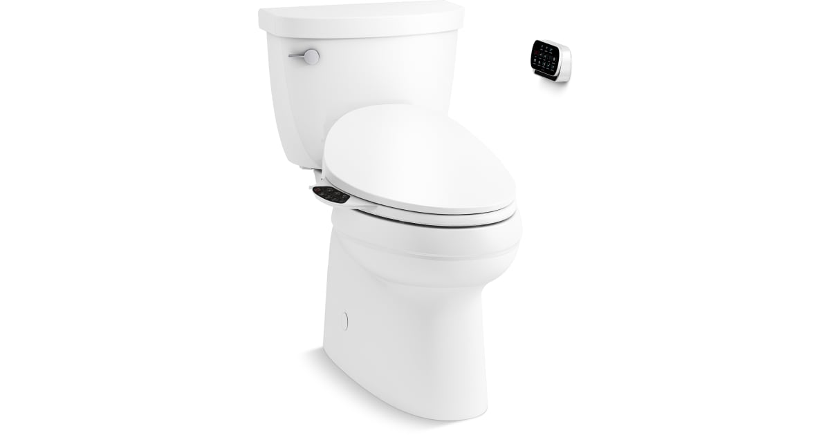 Kohler K-5310-4108-0 Cimmaron Two-Piece Comfort Height Elongated Toilet ...
