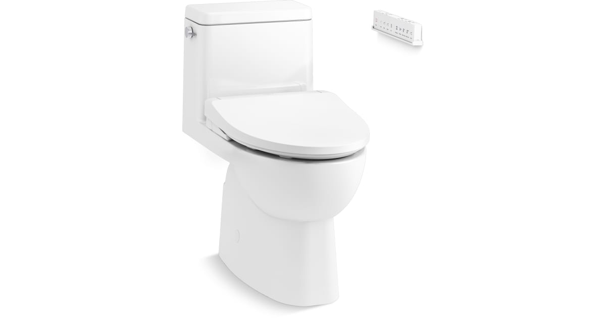 Kohler K-78080-28362-0 Reach 1.28 GPF One-Piece Compact Elongated Chair ...