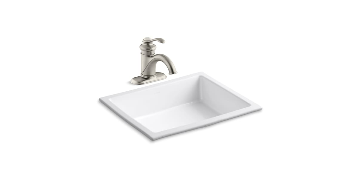 Kohler K-12182/K-2882-BN Verticyl 17-1/4" Undermount Bathroom Sink with ...