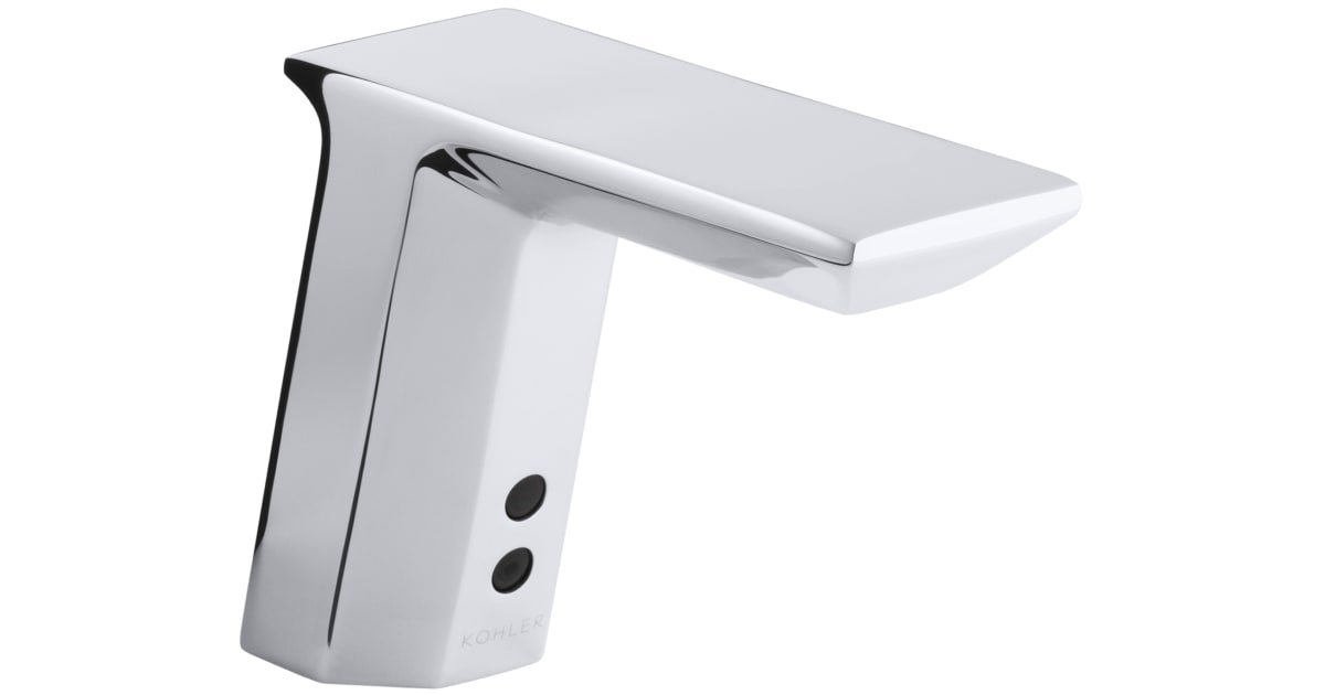 Kohler K-13467-CP Touchless Single Hole Bathroom Faucet - Without Drain ...