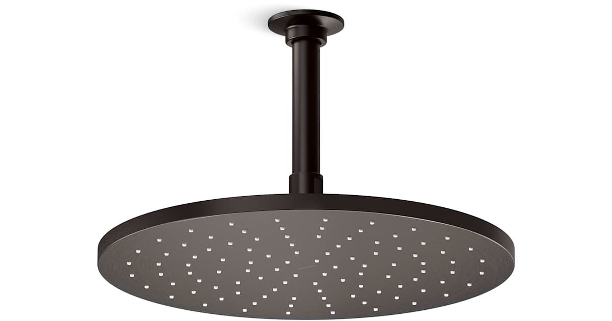 Kohler K-13690-BGP Contemporary Round 12" Single Function 2.5 GPM ...