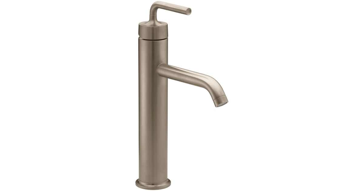 Kohler K-14404-4A-BV Purist 1.2 GPM Single Hole Bathroom | Build.com Kohler K-14404-4A-BV Purist 1.2 GPM Single Hole Bathroom | Build.com