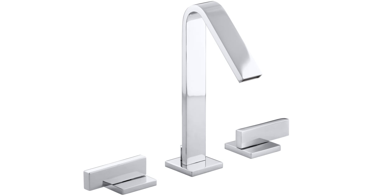Kohler K-14661-4-CP Loure Widespread Bathroom Faucet with | Build.com
