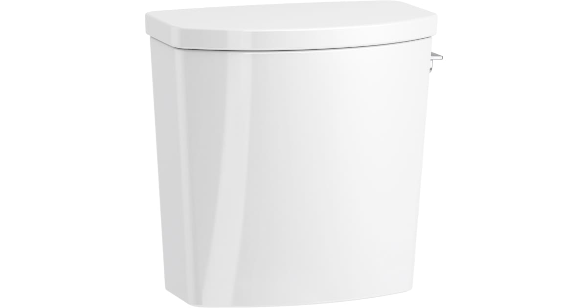 Kohler K-20205-RA-0 Irvine 1.28 GPF Toilet Tank Only with Right Hand ...