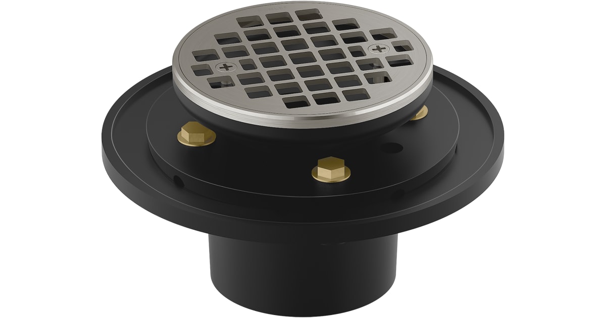 Kohler K-22671-BN Clearflo Round Brass Tile-in Shower Drain | Ferguson Home