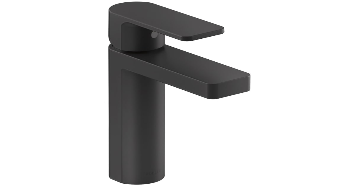 Kohler K-23472-4-BL Parallel 1.2 GPM Single Hole Bathroom Faucet with ...
