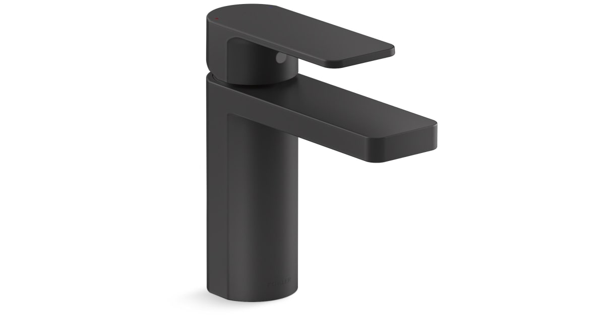 Kohler K-23472-4N-BL Parallel 0.5 GPM Single Hole Bathroom Faucet ...