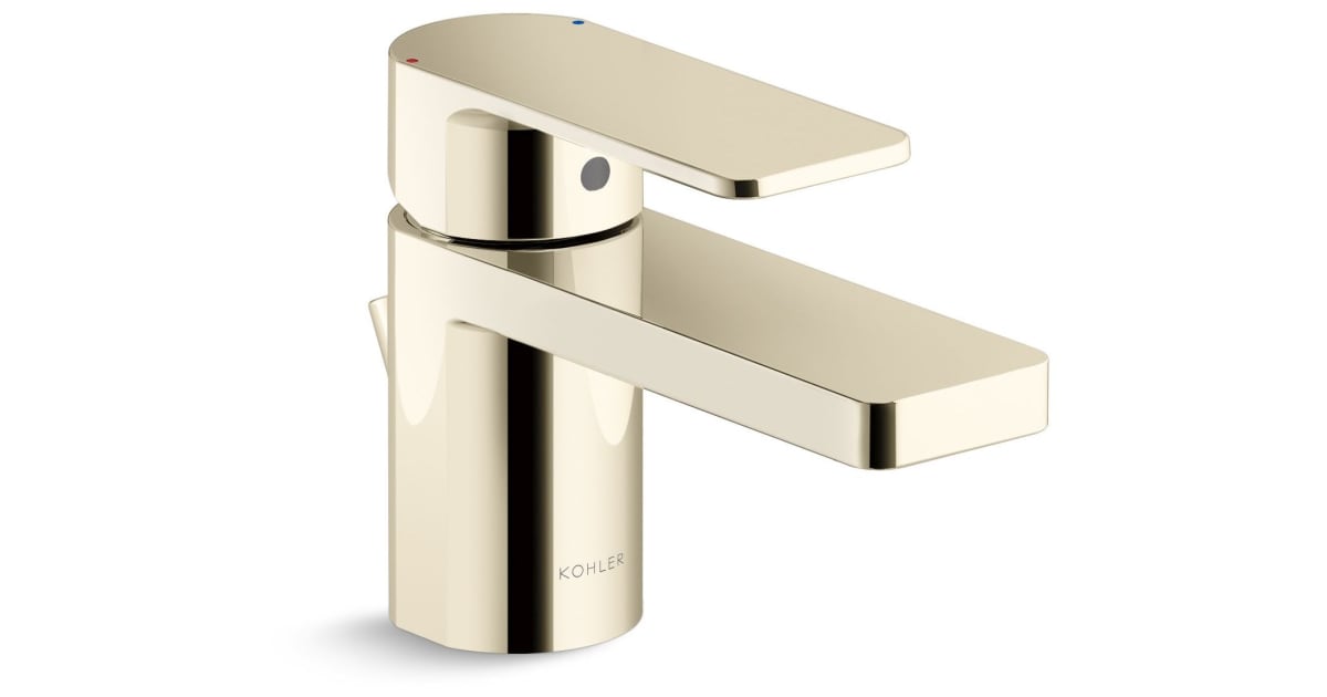 Kohler K-24804-4N-AF Parallel 0.5 GPM Single Hole Bathroom Faucet with ...