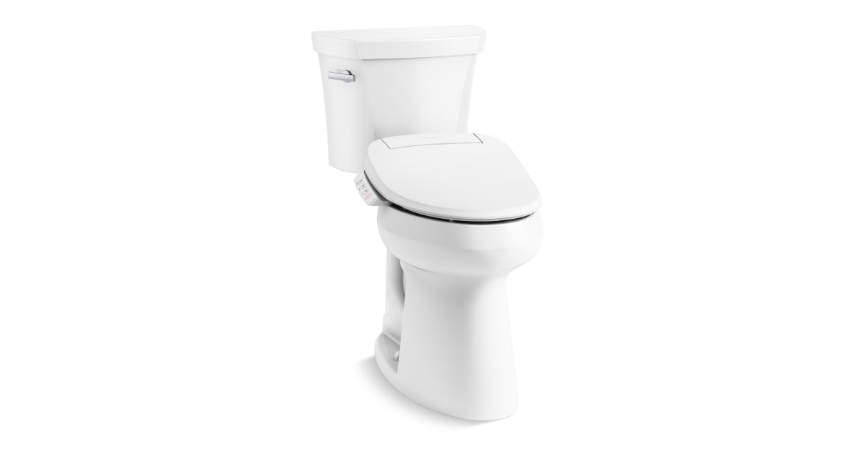 Kohler K-25224-18751-0 Highline Extra Tall Two-Piece Elongated Toilet ...