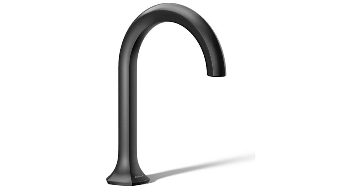 Kohler K-27008-K-BL Occasion 1 GPM Single Hole Bathroom Faucet with Pop ...
