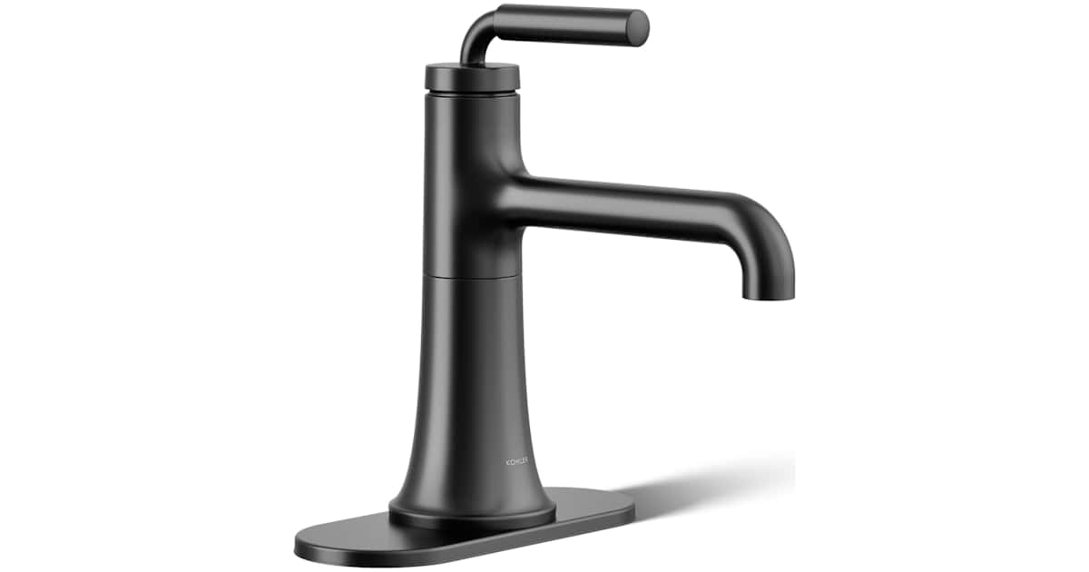 Kohler K-27415-4-BL Tone 1.2 GPM Single Hole Bathroom Faucet | Ferguson ...