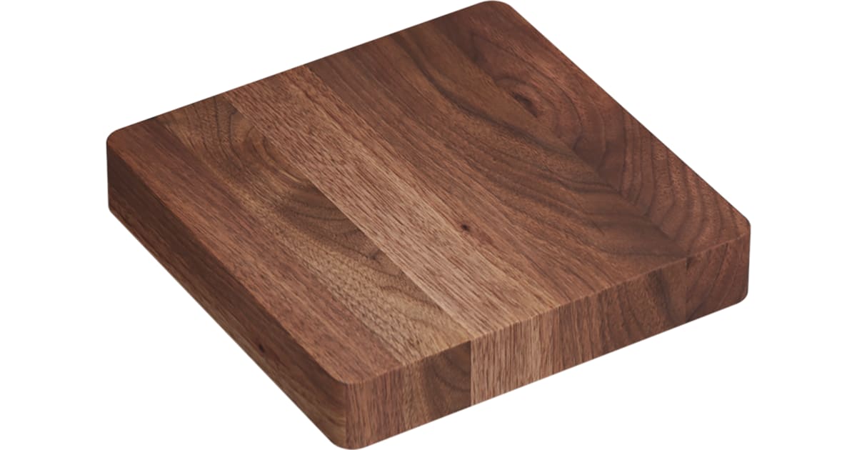 Kohler K-28878-NA Tempered Wood 9 3/4" x 9 3/4" Cutting Board ...